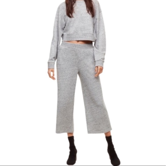 Aritzia | Pants & Jumpsuits | Aritzia Wilfred Free Cornelia Gray Wide ...